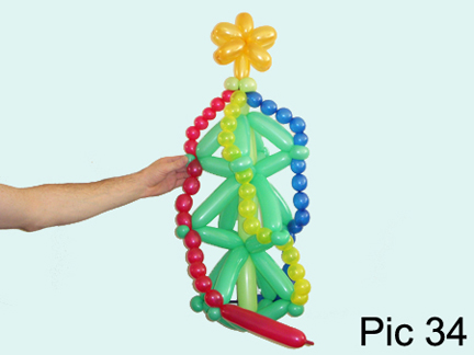 CLASSICAL: How to make balloon Christmas tree