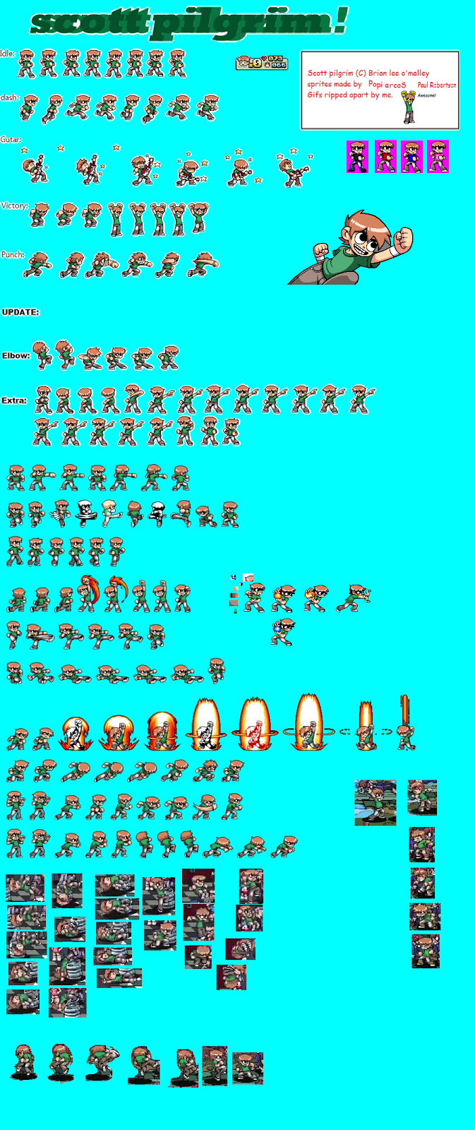 algunascosas: scott pilgrim sprite