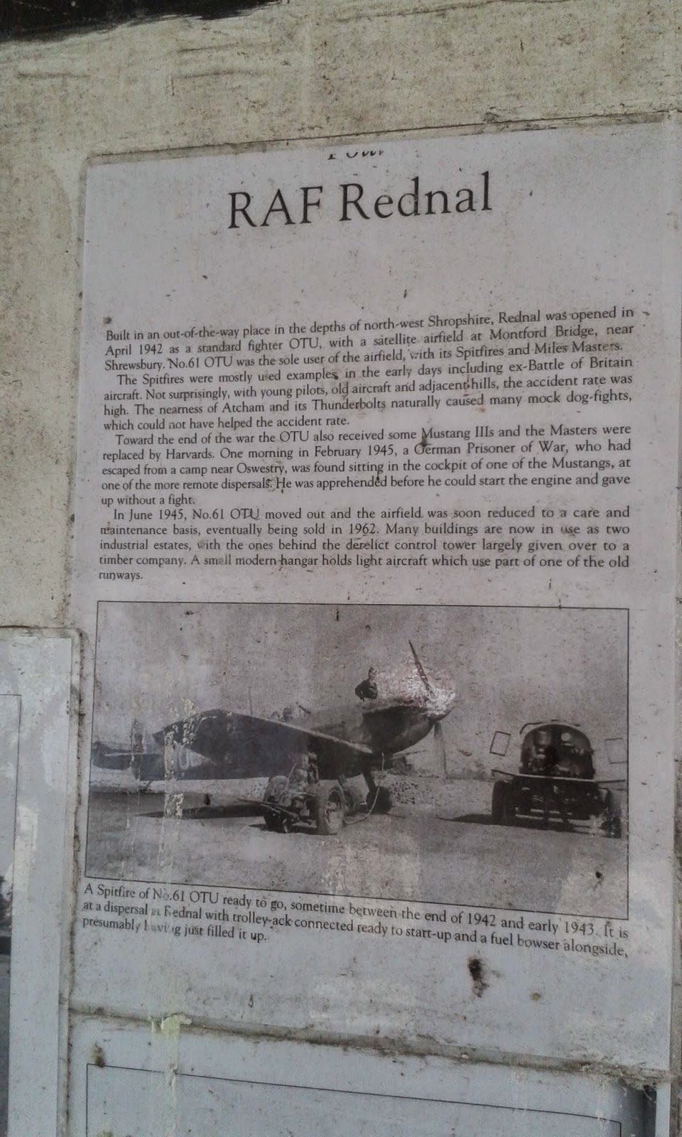 Shrewsbury from where you are not: What's left at RAF Rednal