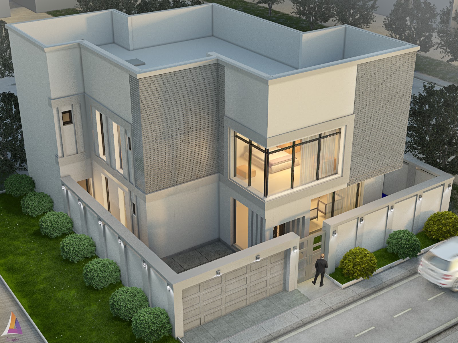 2 story villa - THREE ANGLES