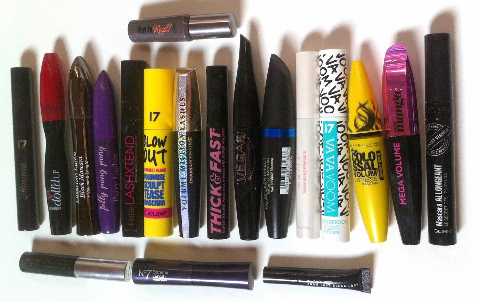 My Make-Up Collection - Mascaras.