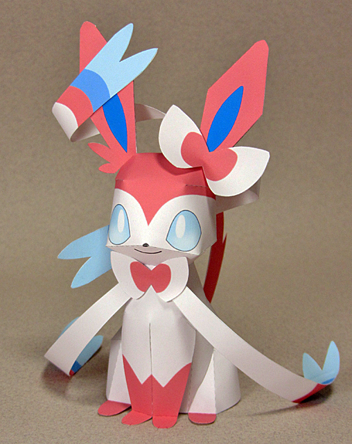 Pokemon : Sylveon / Nymphia Papercraft | Paperized Crafts