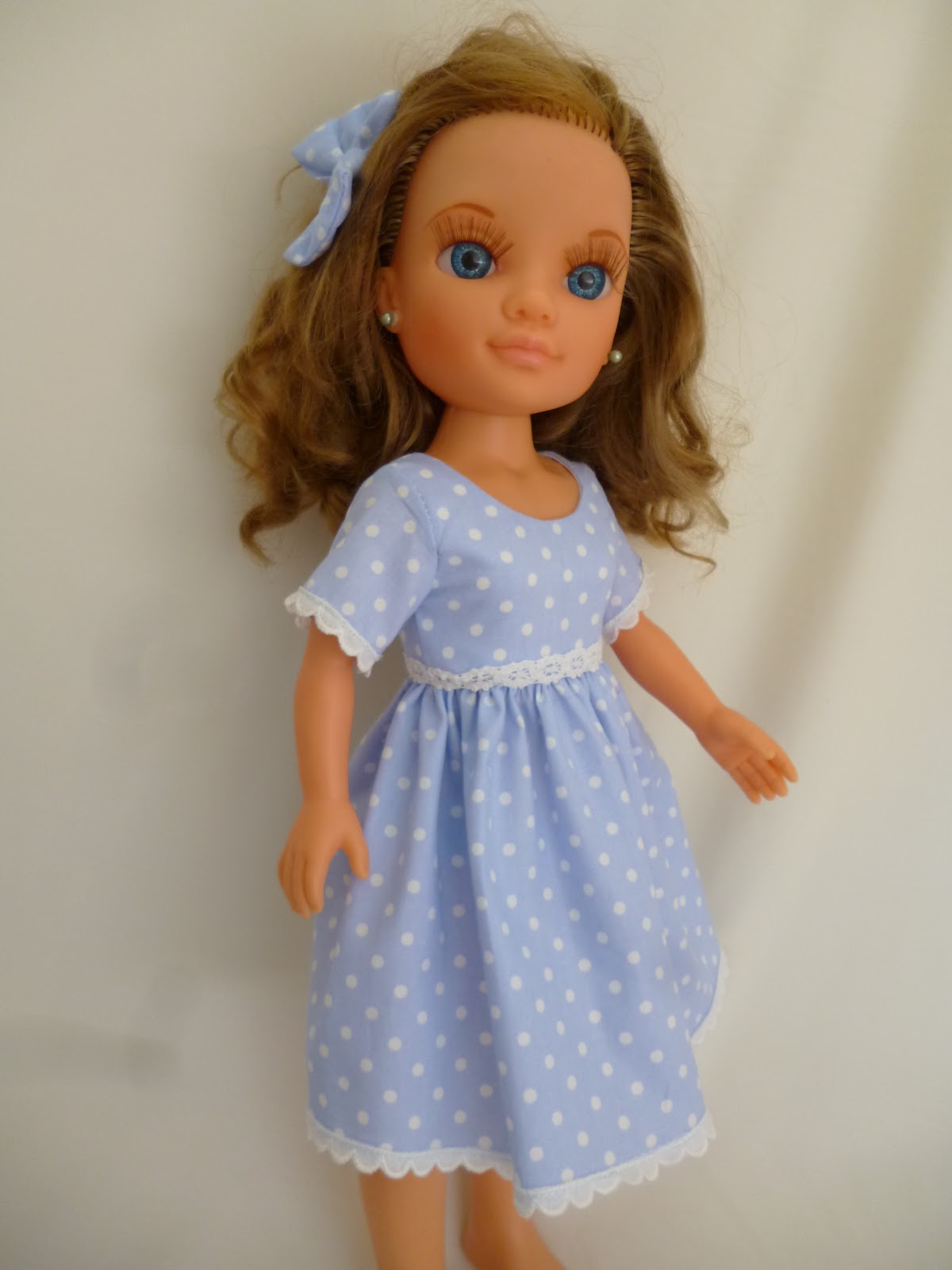 ANILEGRA COSE PARA NANCY: "TOILE AZUL" Colecciíon de vestidos para Nancy