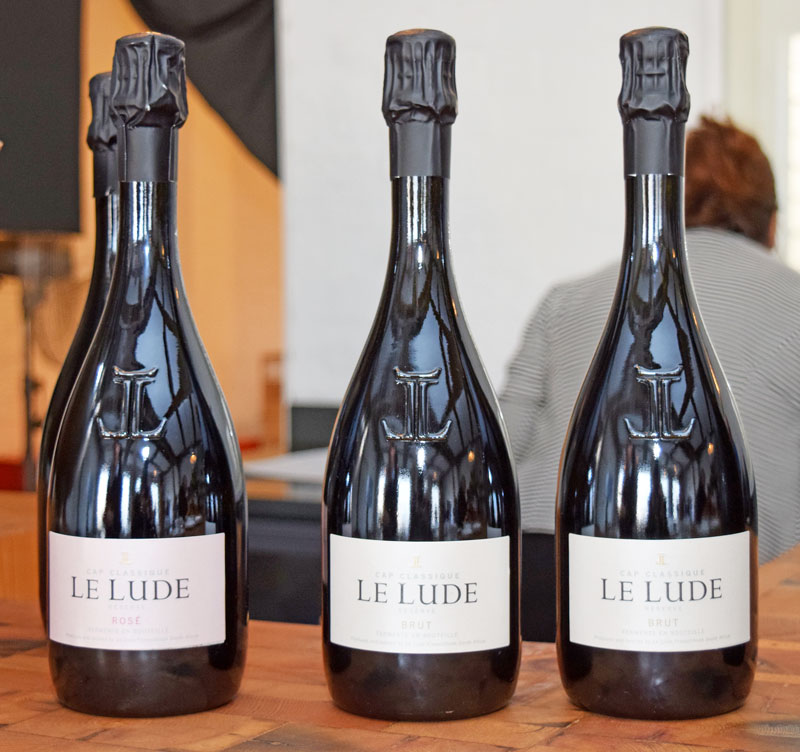 .: Le Lude Cap Classique launch at Tim Martin's Cellar