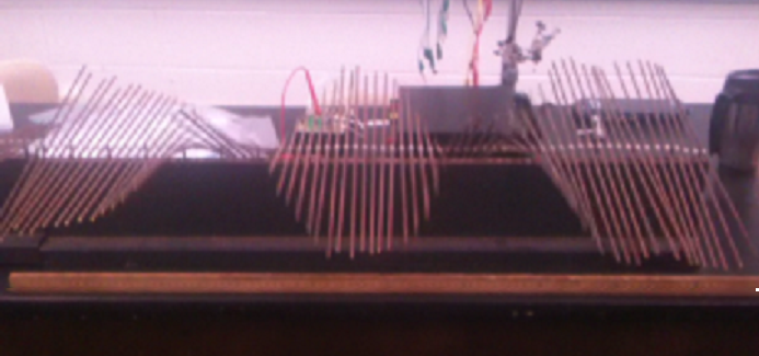Jacobs Physics: Waves on a wave machine: quantitative iphone picture demo