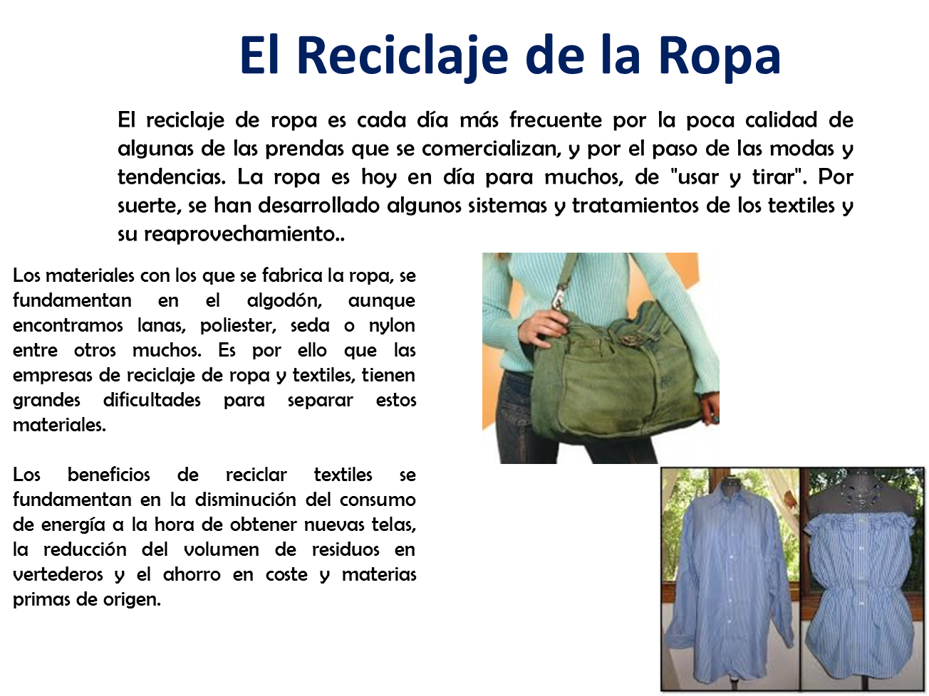 "Imagina, Crea ... Recicla"