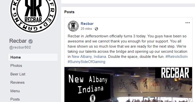 NA Confidential: Recbar in Jeffersontown to open second location in ...