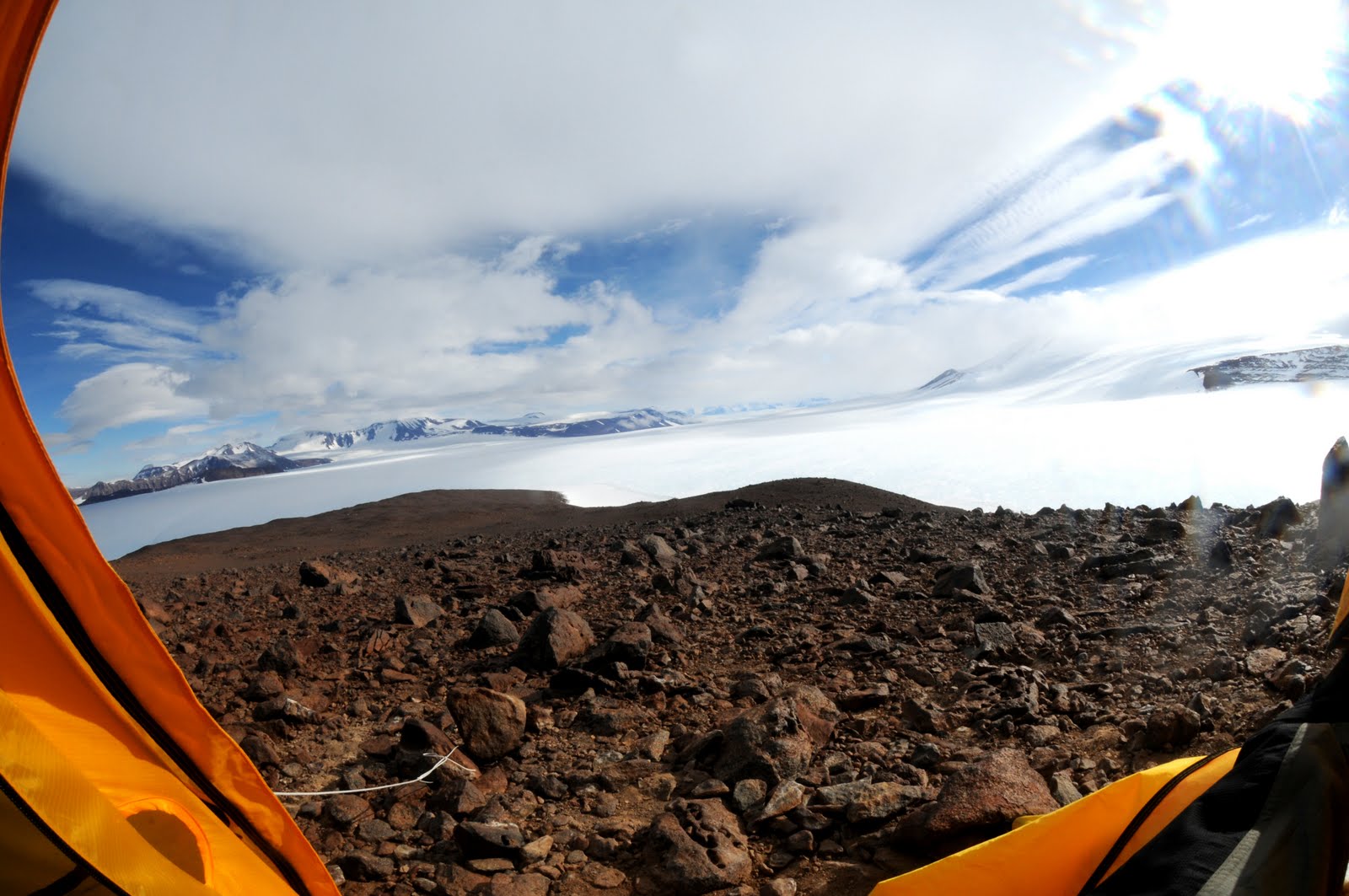 Peter Flaig Photography: View out my Tent at Graphite Peak Spike Camp ...
