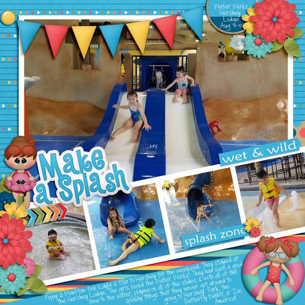 BoomersGirl Designs: "Just Add Water" - Versatile New Digital Kit!