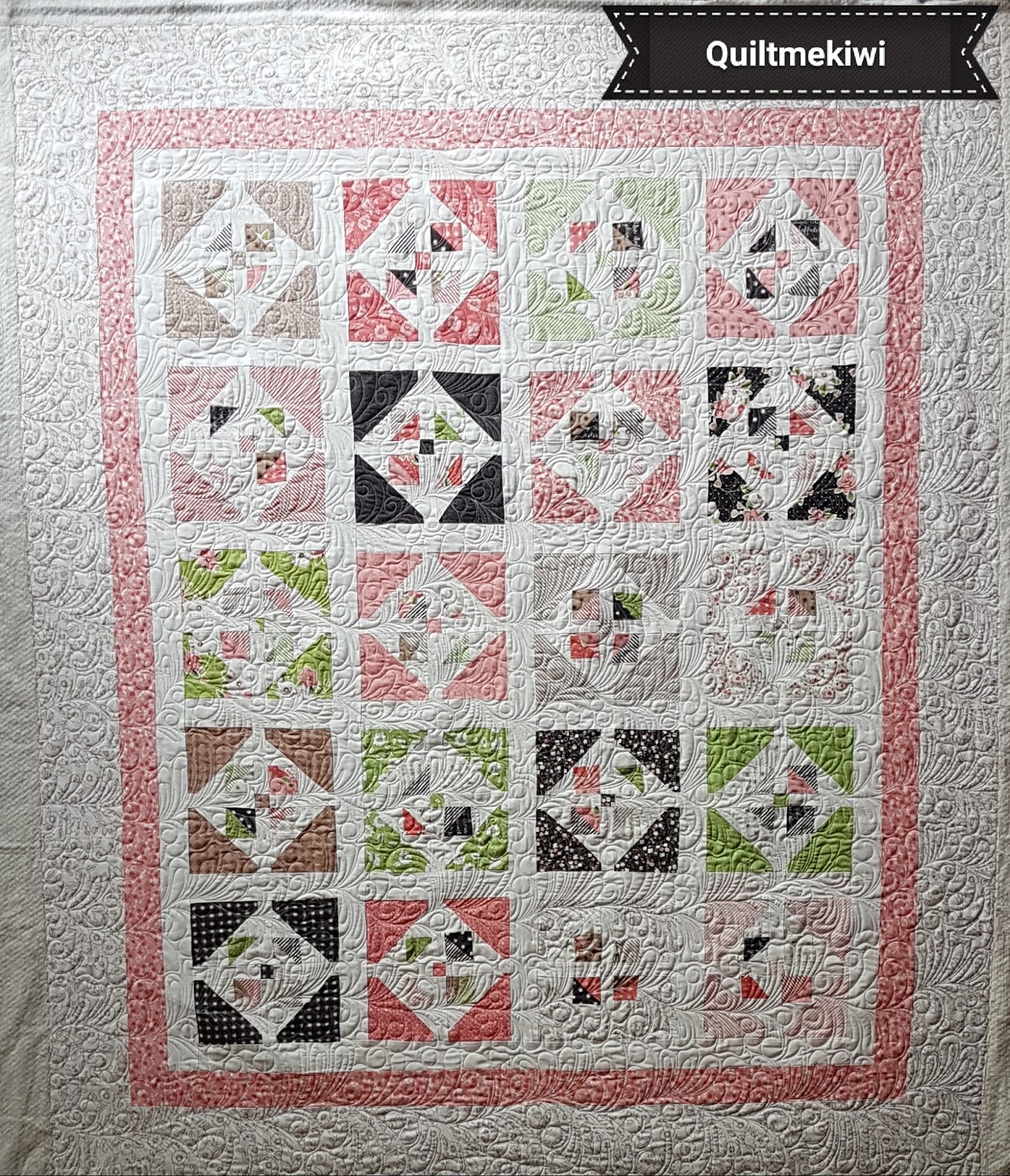 quiltmekiwi: Vintage, wedding quilt and a jelly roll quilt