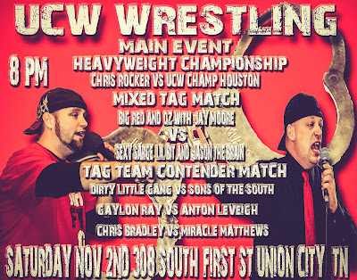 UCW Union City, Tn Saturday Night Nov 2nd Matches announced. | Center ...