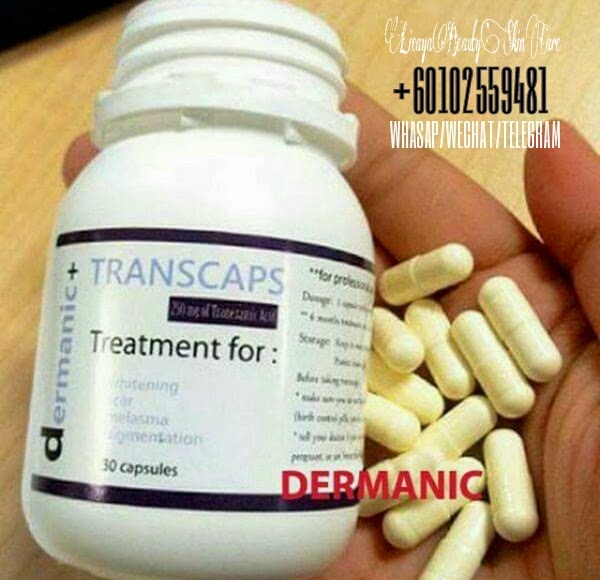 ORIGINAL DERMANIC TRANSCAPS CARA CEPAT UTK PUTIH SATU BADAN