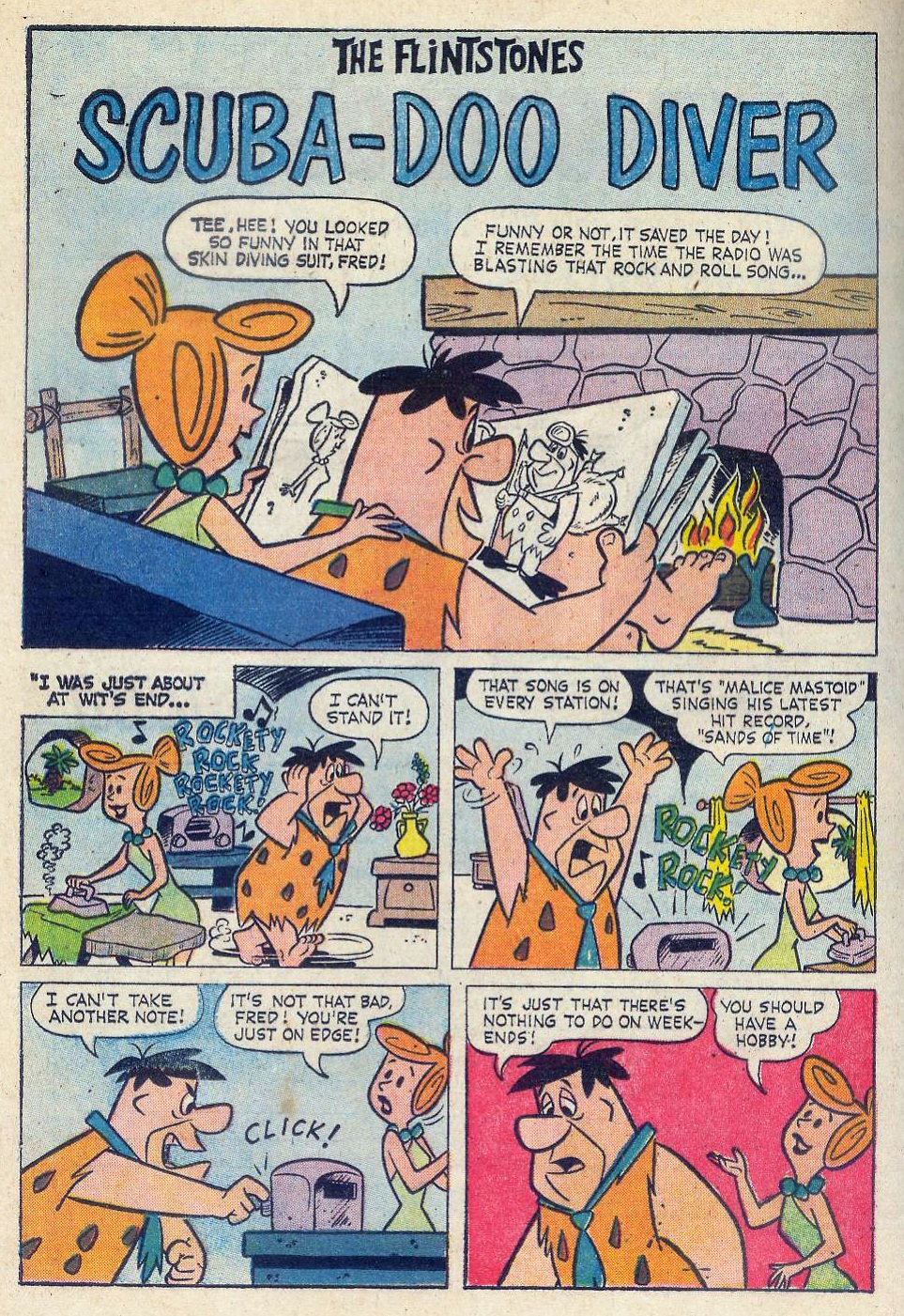 The Art of Diving: The Art of Yabba-Dabba-Diving!