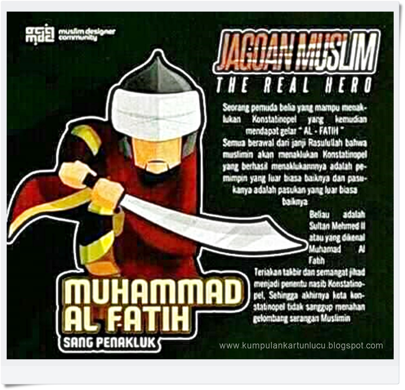 Gambar Kartun Muhammad Al Fatih