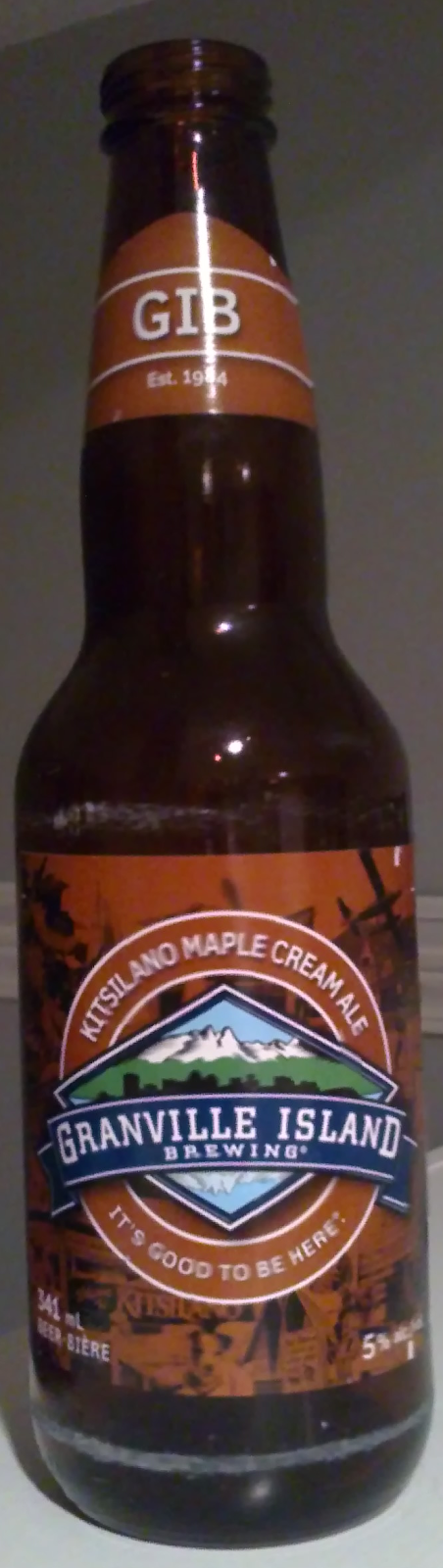 Beer Maven: Kitsilano Maple Cream Ale - Granville Island Brewing ...
