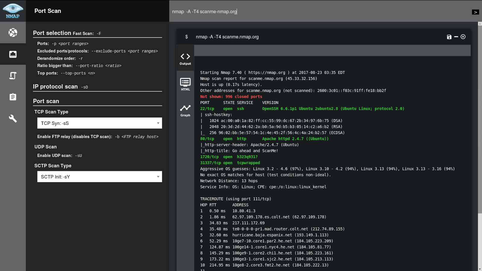 Cyber Security Ethical Hacking Gdpr Nmapgui Advanced Graphical User Interface For Nmap