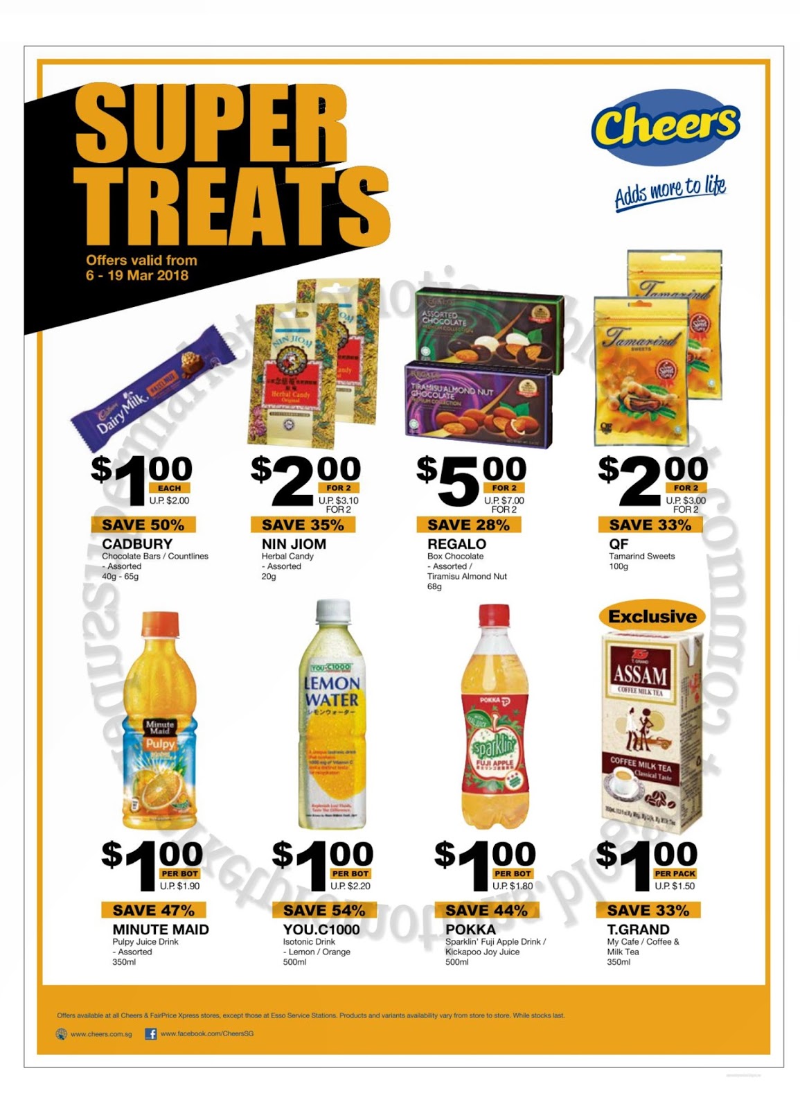Cheers Super Treats 06 - 19 March 2018 ~ Supermarket Promotions