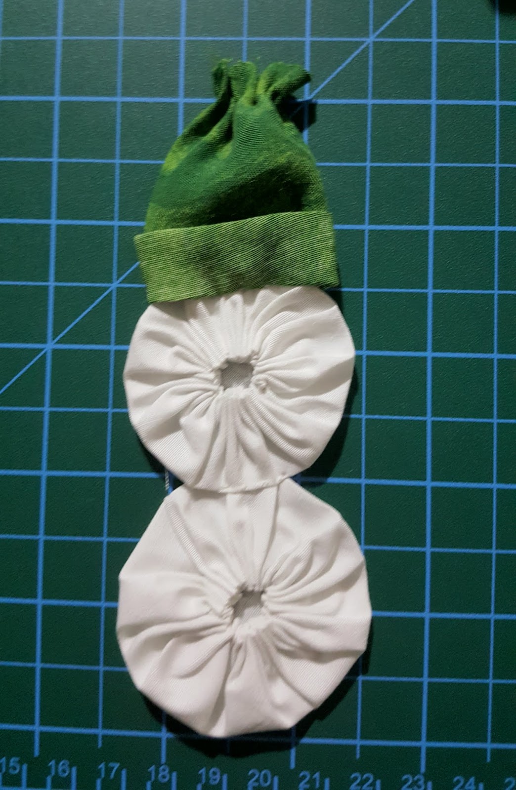 yo-yo christmas ornaments | All about patchwork and quilting