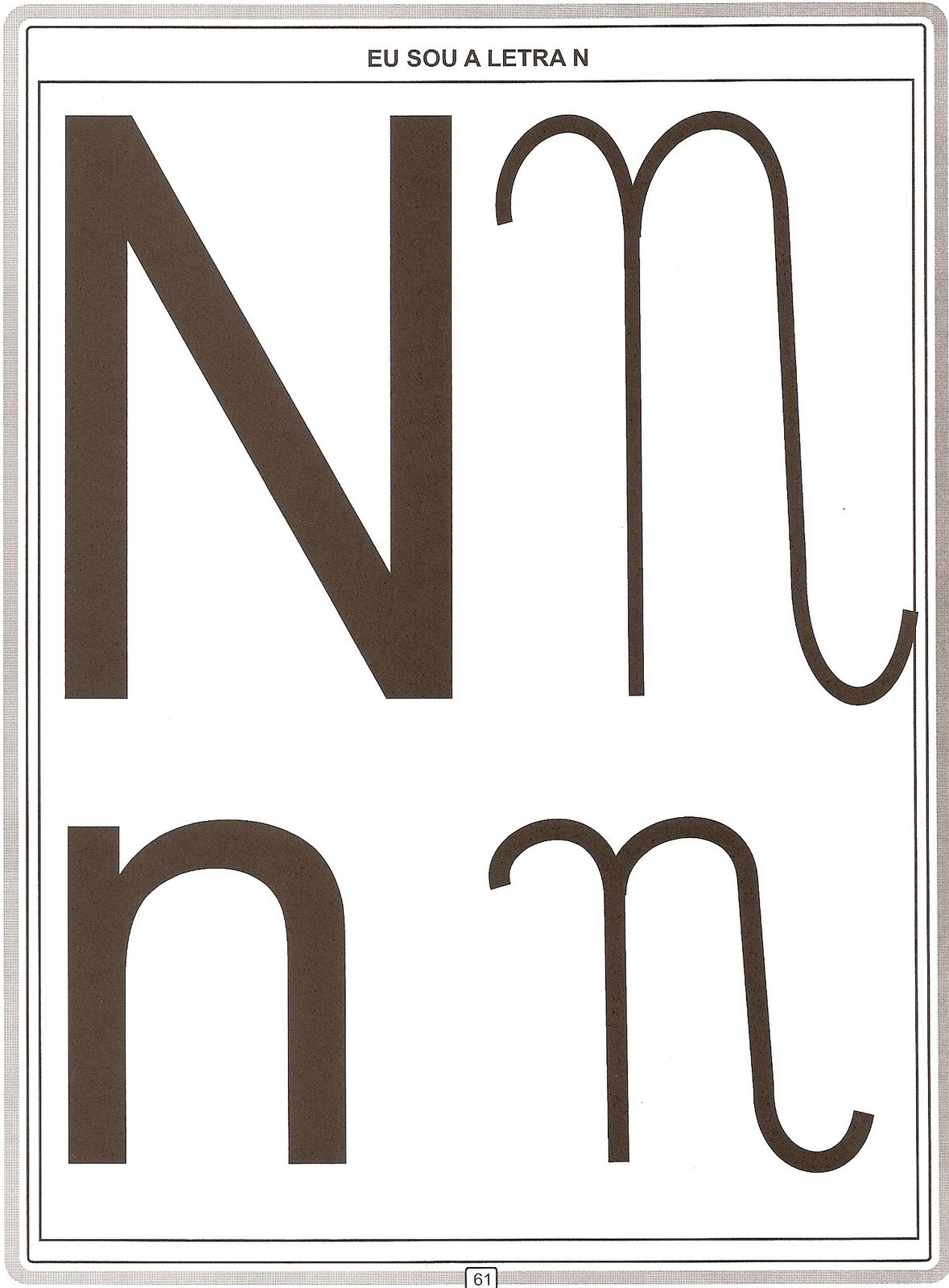 Alfabeto com os 04 tipos de letras!-ESPAÇO EDUCAR