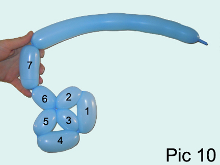 Balloon animals twisting instructions: How to make balloon pyramid