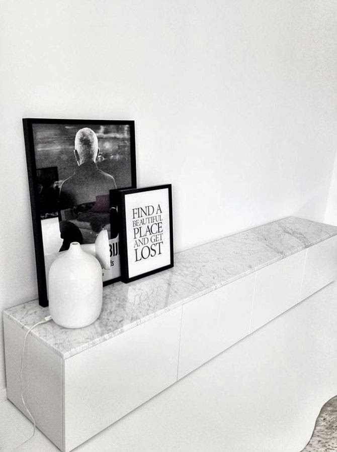 The Little Design Corner: Interior styling | IKEA Besta unit hacks