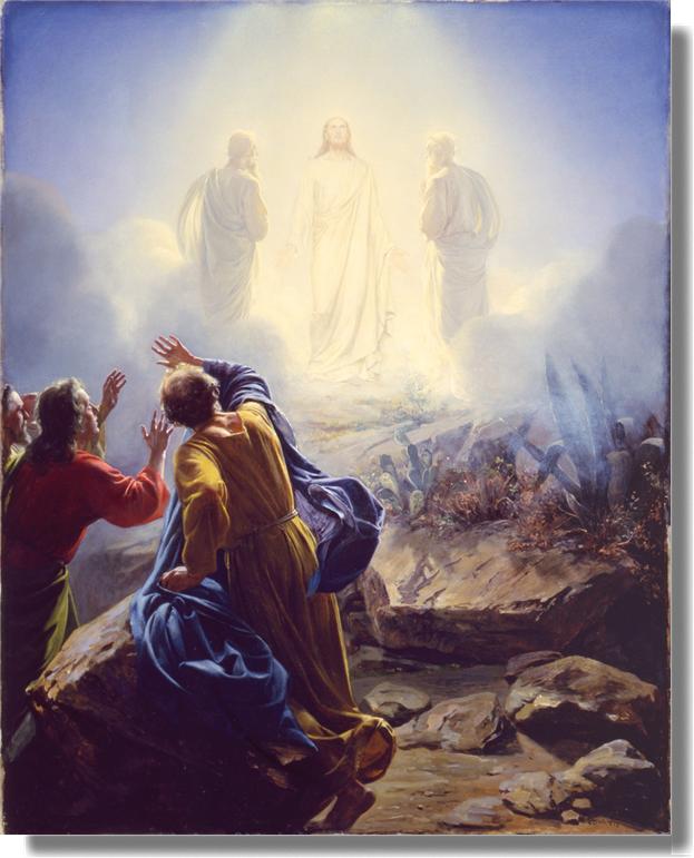RosaryPictures: "The Transfiguration" by Carl Bloch