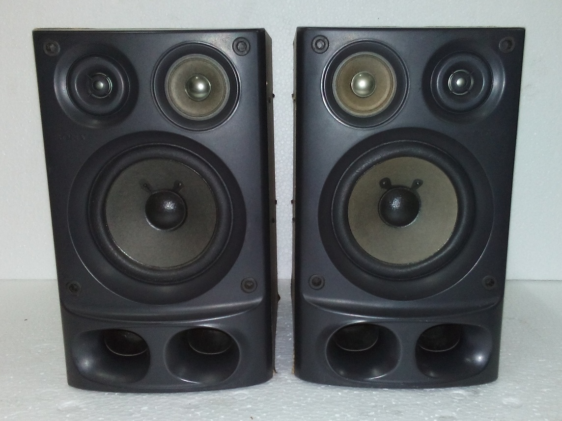 BARANG BARANG ELEKTRIK TERPAKAI DAN RARE: Speaker Bookshelf SONY Model ...