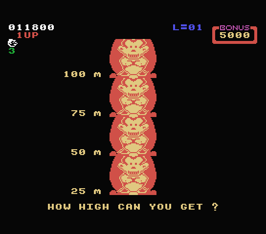 [SCREENSHOTS] Donkey Kong (MSX) ~ Letande's AdventureWorld