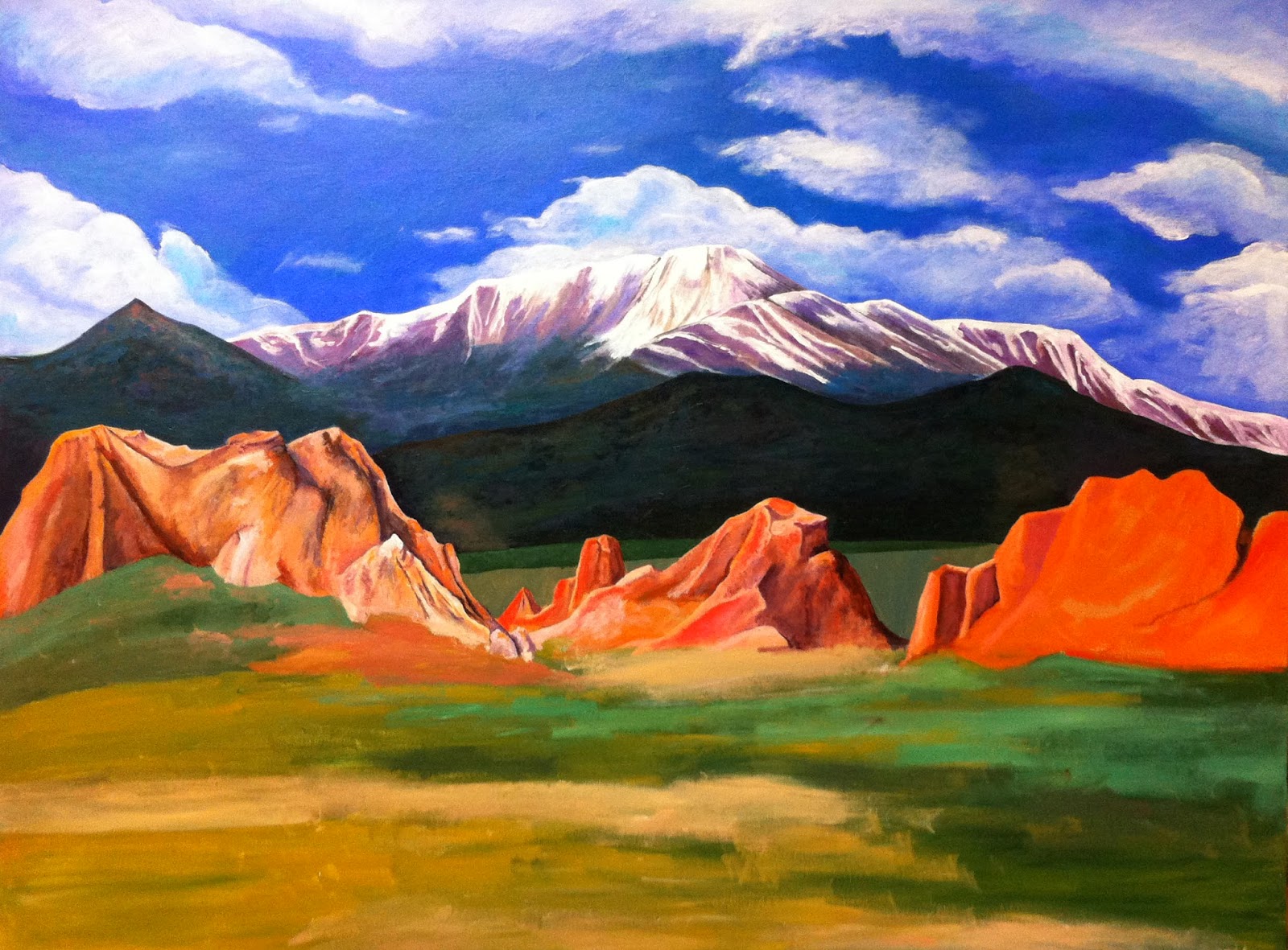 Abstract Expressionist Working on Photorealism | Daily Ins and Outs of ...