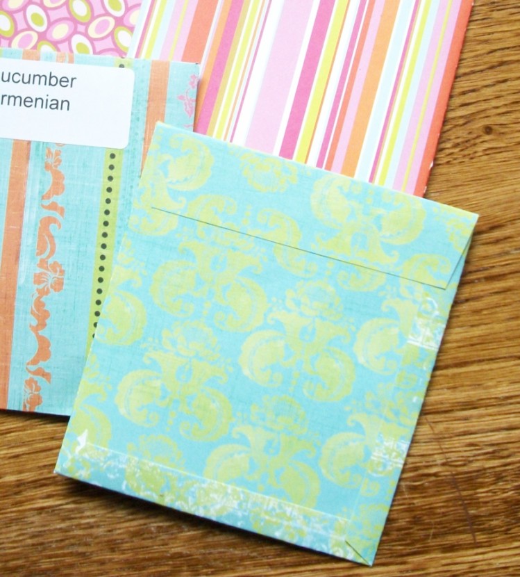 Diggin' With Dixie: DIY Seed Packets from Scrapbook Paper