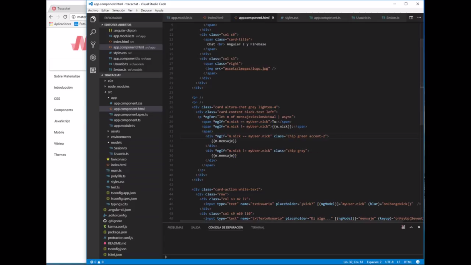 Angular 2, Firebase y materialize css - Parte 3 - Creación y ... Angular 2, Firebase y materialize css - Parte 3 - Creación y ...