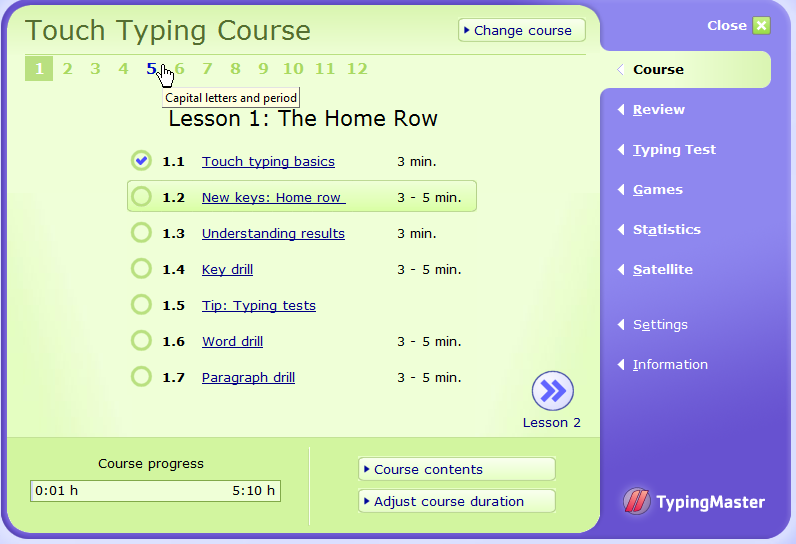 Siswandi Kinsa: Typing Tutor #4: A S D F Spasi J K L ; (The Home Row)