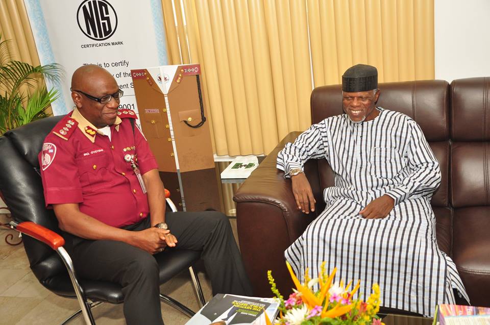 PICTURES FROM THE VISIT OF NEW CUSTOMS BOSS TO FRSC HQ..CALLS FOR ...