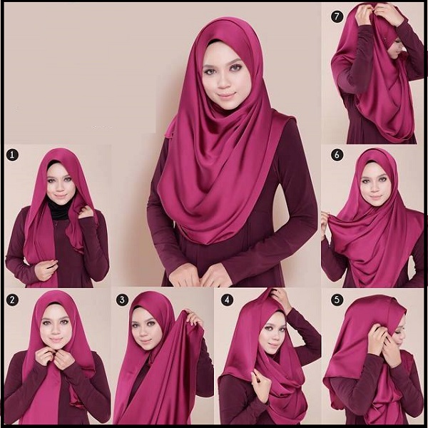 ludmilakarnazhitska: Tutorial Hijab Menutup Dada yang Sopan, Anggun ...