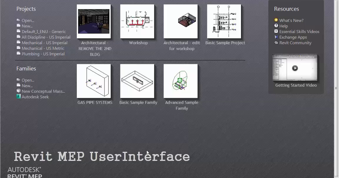 easy2learn: Revit User Interface