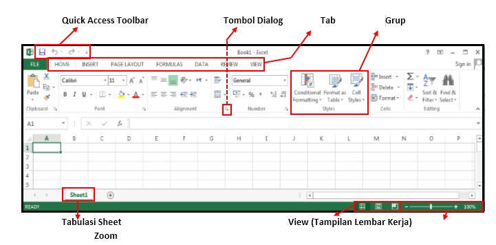 MATERI KULIAH PTI: MENGENAL MICROSOFT EXCEL 2013