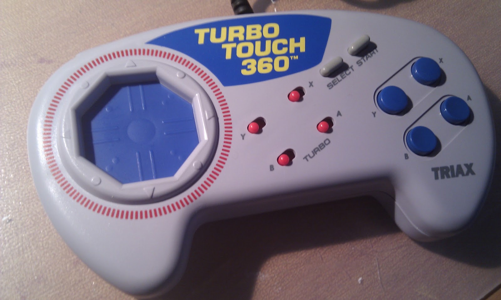 I see your Asciiware controller and raise you a Turbo Touch 360 : r/snes
