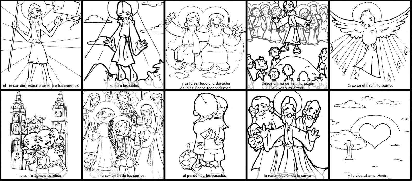 EDUCACIÓN RELIGIOSA: EL CREDO PARA NIÑOS