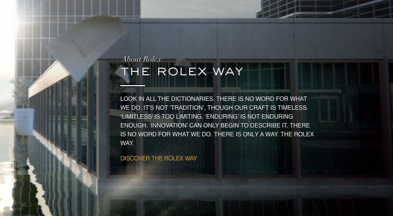 Welcome to RolexMagazine.com: Rolex Introduces New Rolex.com Campaign ...