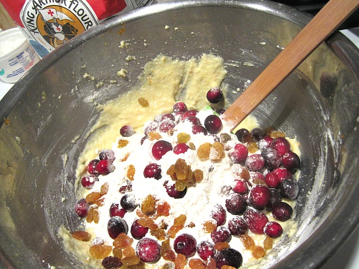 Cranberry Orange Raisin Loaf