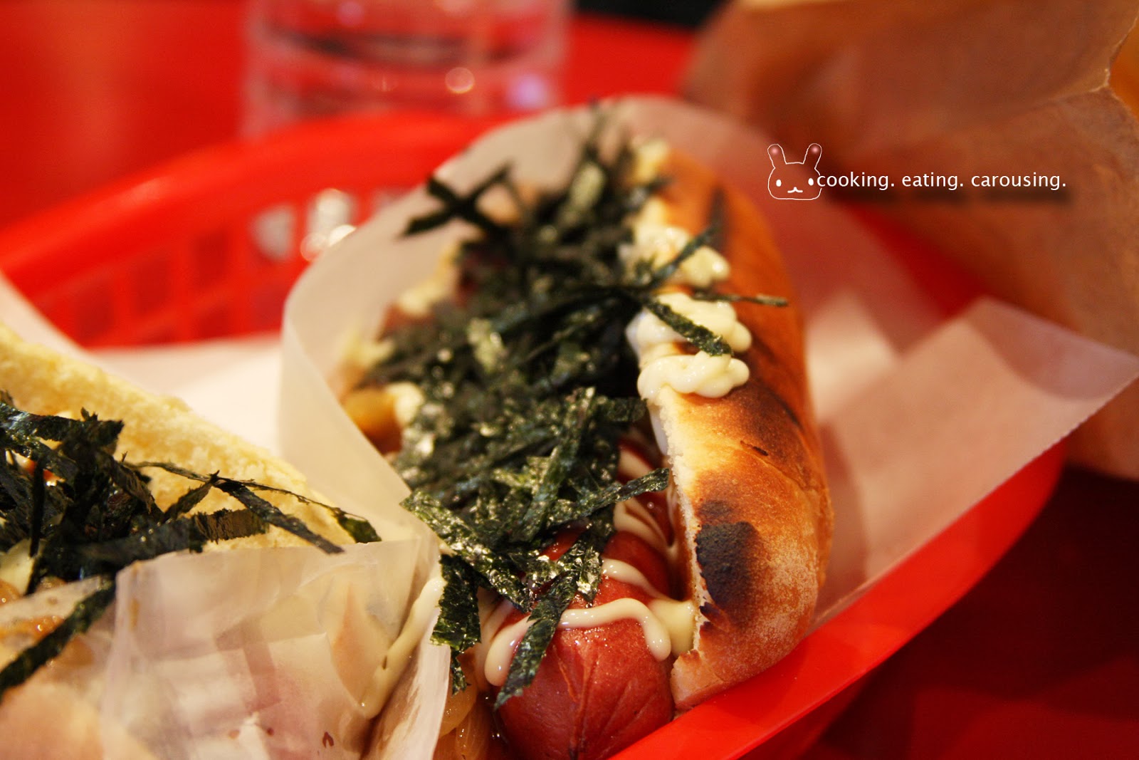 cooking. eating. carousing.: a japanese hotdog