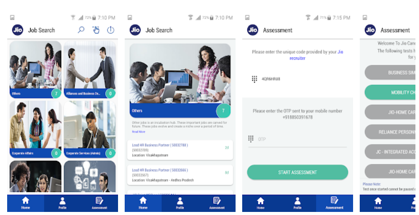 Jio Careers Mobile App - Youth Apps