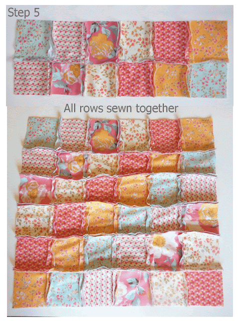 My Fabric Obsession: Easy Doll Rag Quilt & Pillow Tutorial