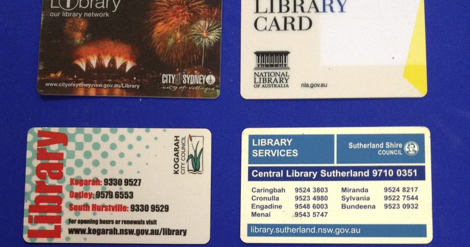 ALIA Sydney: Many Faces of Library Cards