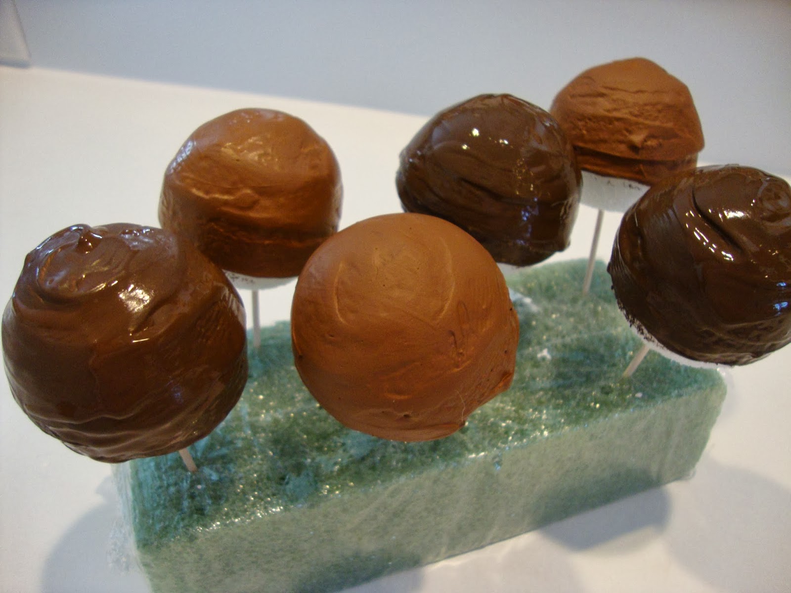 Shabby Tea Party: My Hand-dipped Chocolate Truffles Ornaments Photo ...