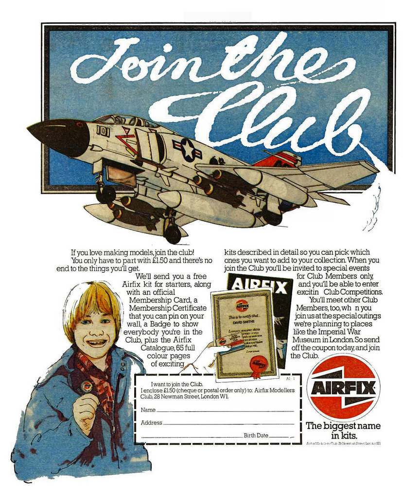 Persuasion and Influence: Join the Club: AIRFIX