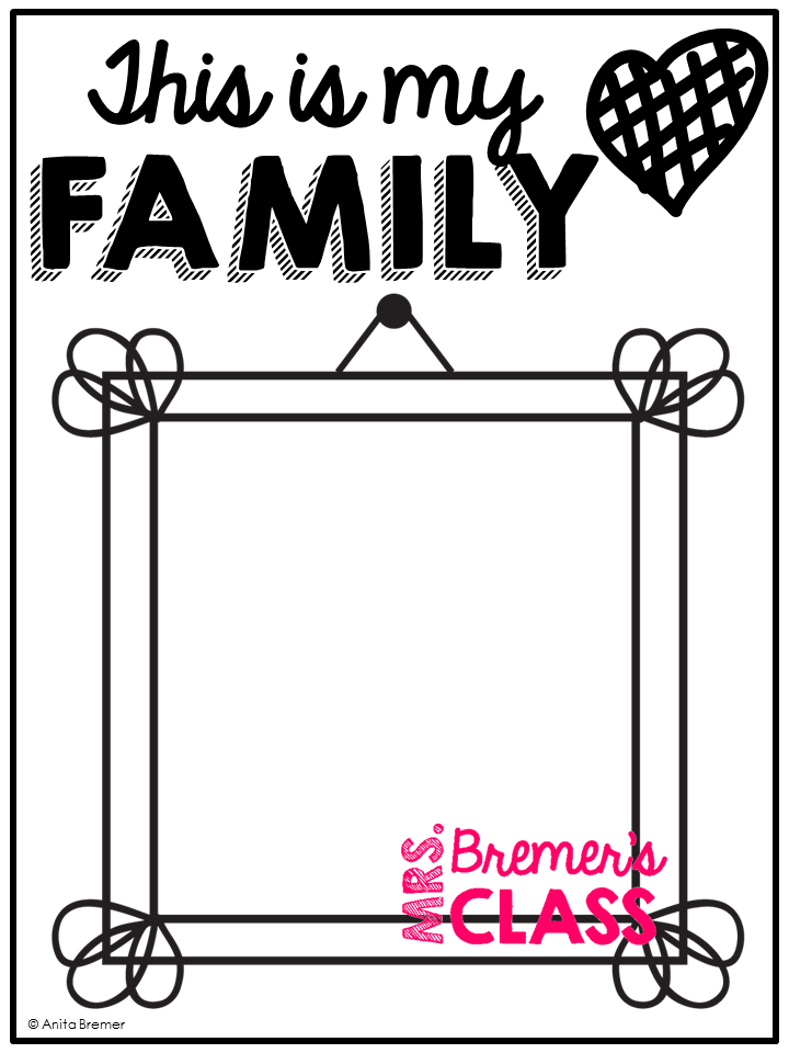 FREE Family Day Activity Pack | Mrs. Bremer's Class
