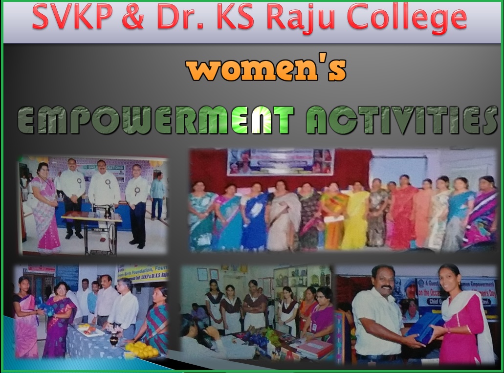 S.V.K.P WOMEN EMPOWERMENT ACTIVITIES ~ WELCOME TO SVKP & Dr. KS Raju ...