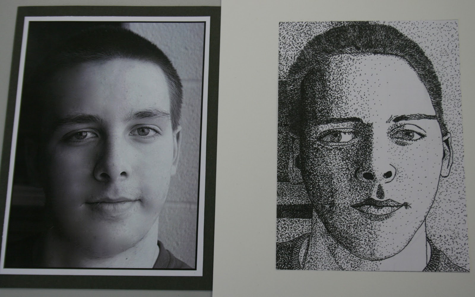 Sutka and Art Education: Stipple Portrait