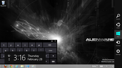 Theme Alienware Rainmeter For Win 8 and Win 7 - Free all themes